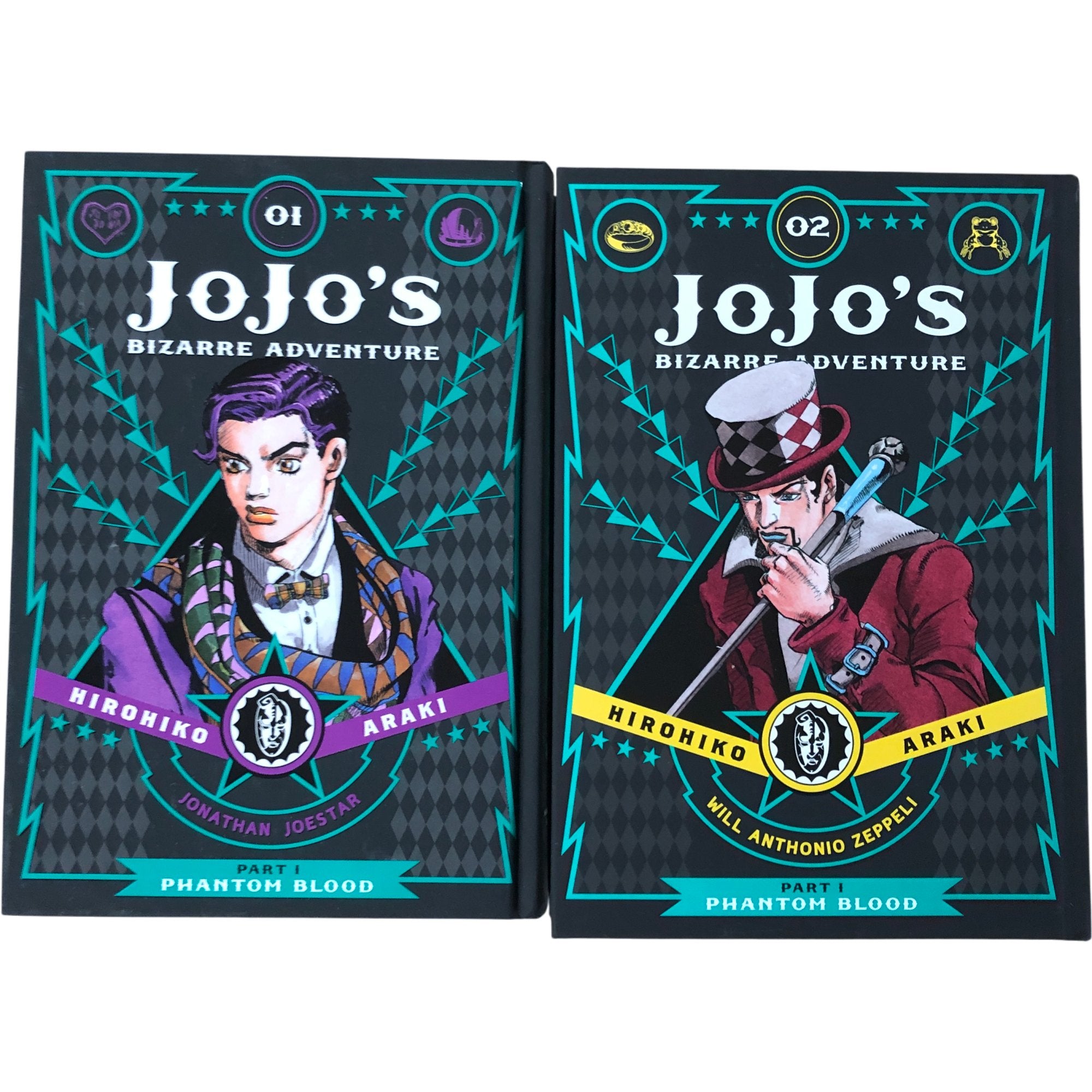 JOJO'S Bizarre Adventure Part 1 Phantom Blood Vol 1 and 2 by Hirohiko ...