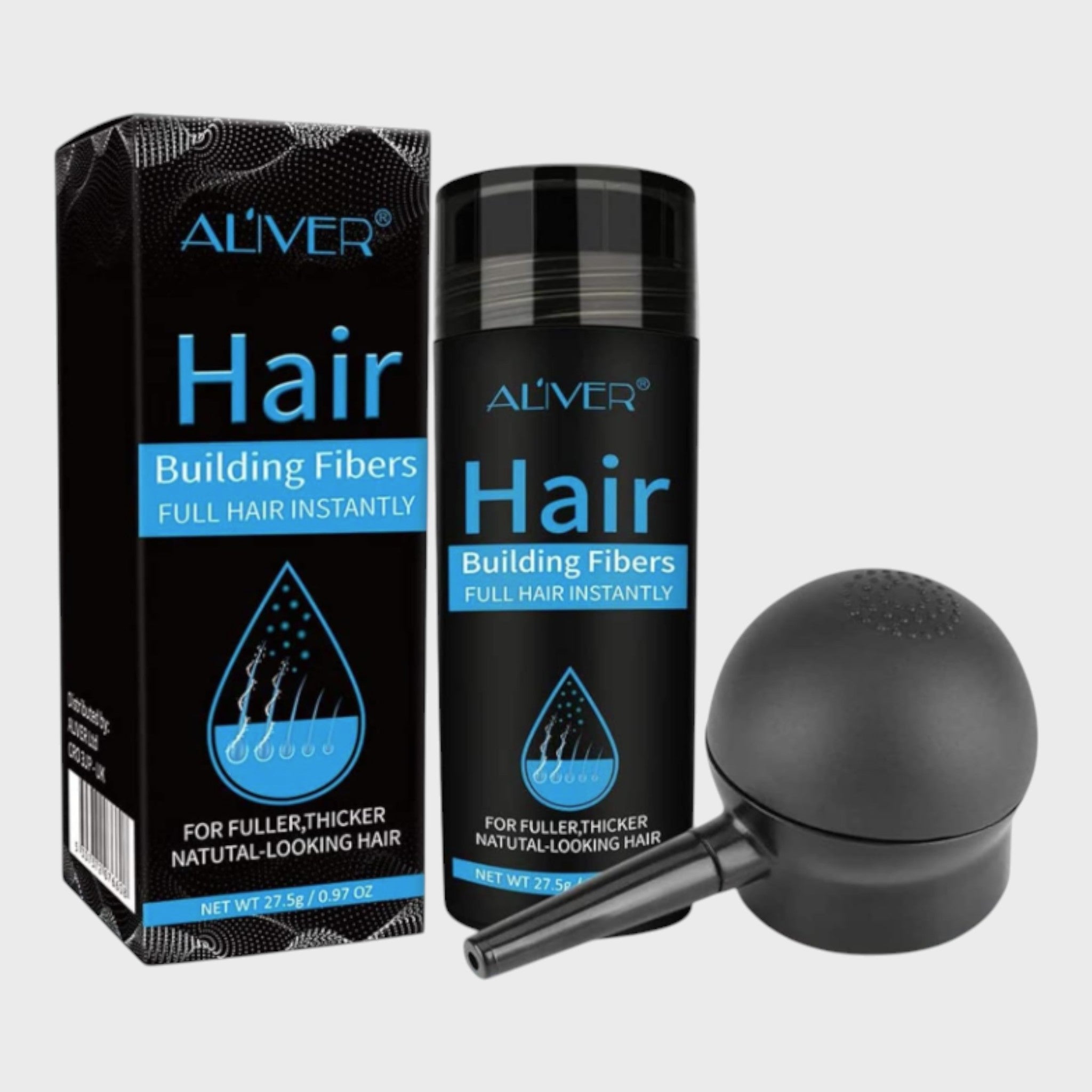 Hair Building Fibres For Thinning Hair With Pump Spray Application ...