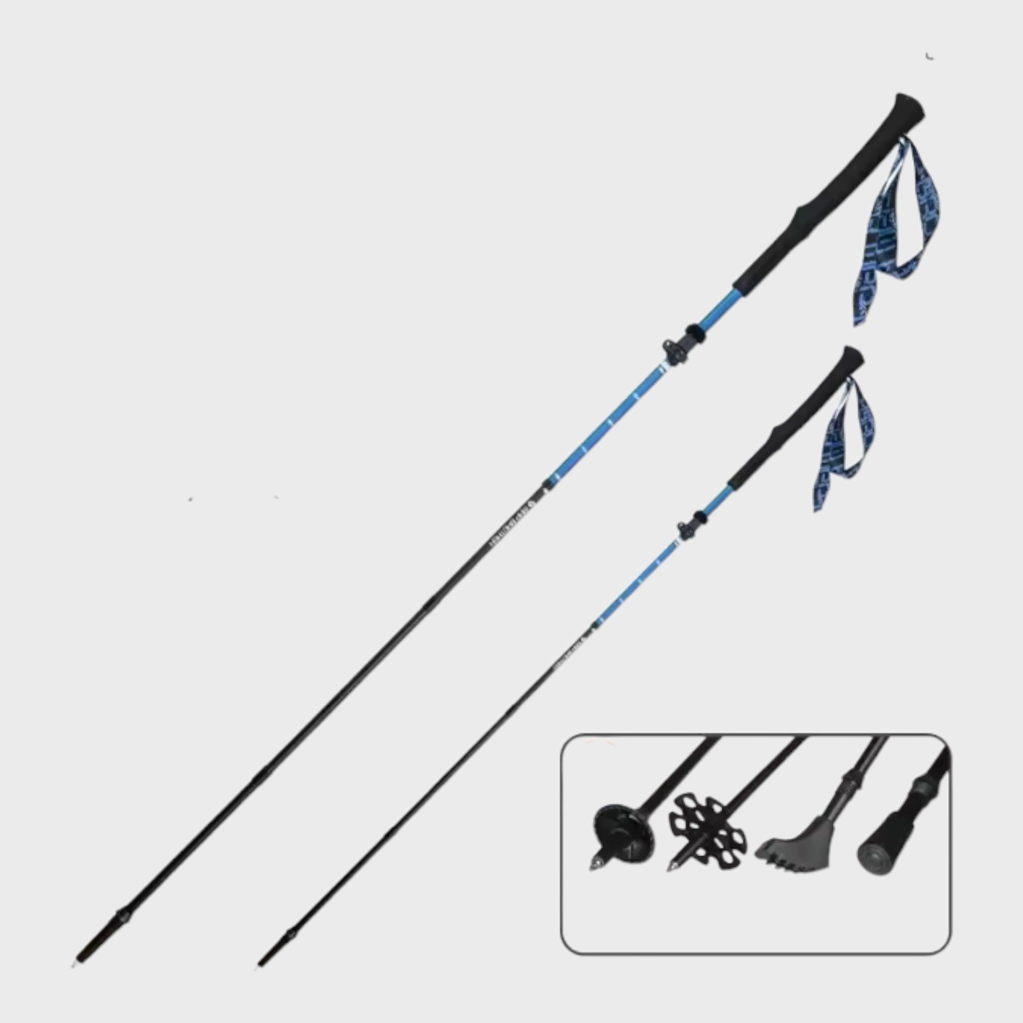 Map Brother Trekking Poles - Dopamine Blue - Two Pack | Newlife Online